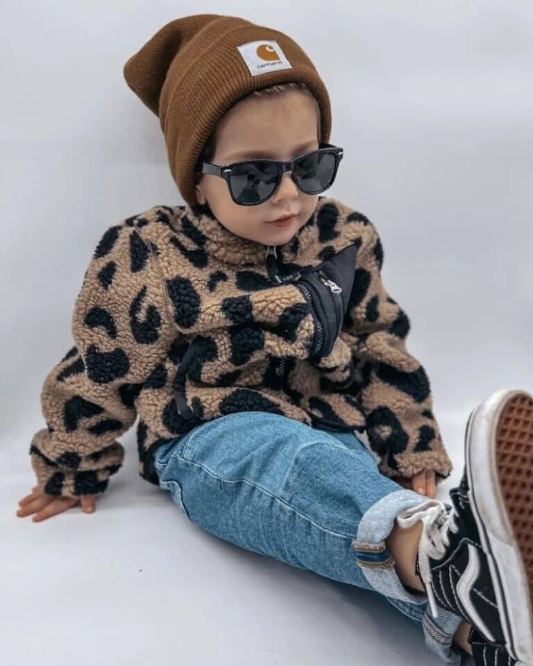 Teddyjacke *Nolan* Mega Leo/Oat Mix - The Family Circle